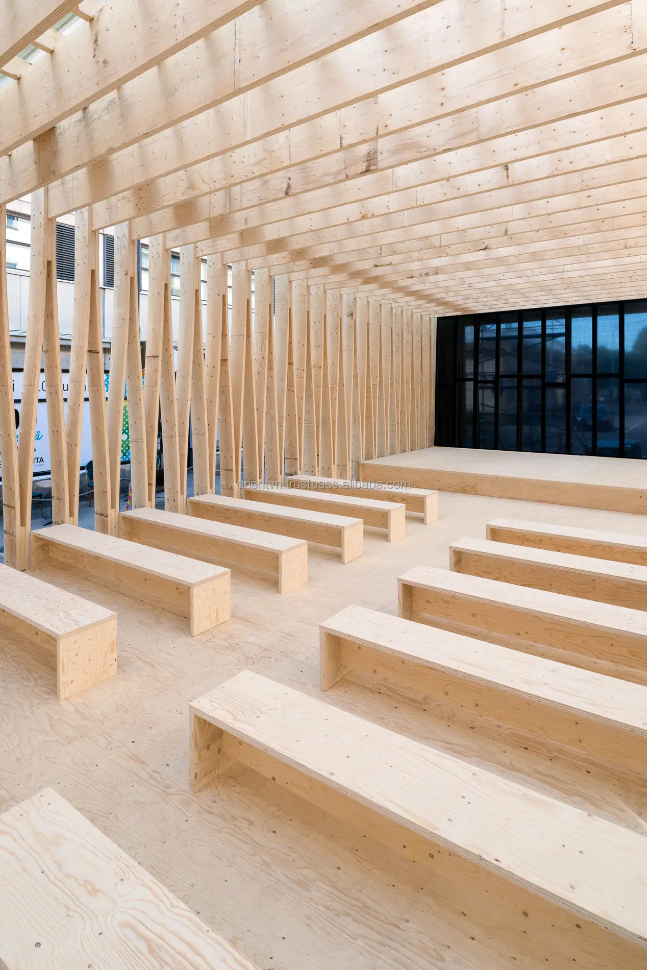 Madera Lvl Para Construcción De Techo,Madera De Álamo De Abedul Lvl ...