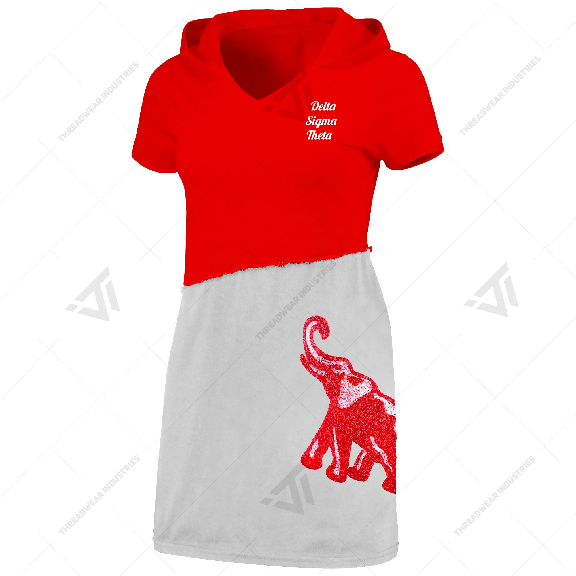 Custom Wholesale Glitter Printed Delta | Sigma | Theta Sorority Hooded ...