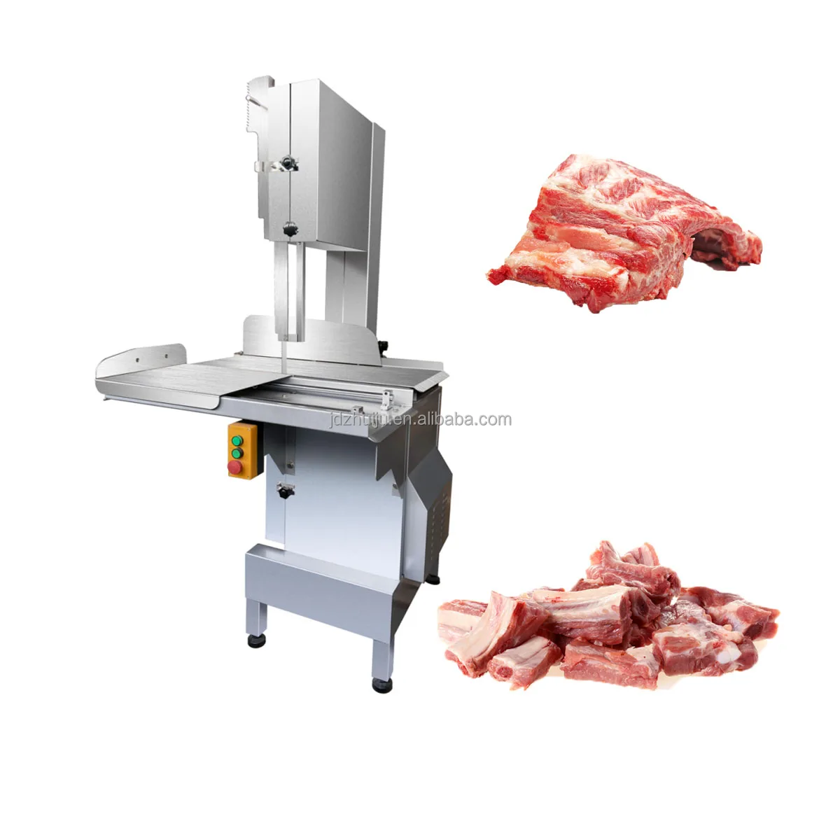 Vertical Bone Cutter Frozen Food Chopper Heavy Duty Frozen Fish Steak ...