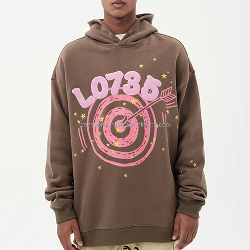 Thick Heavy Blank 500 Gsm Hoodie Custom Logo 320 Gsm Drop Shoulder Men ...