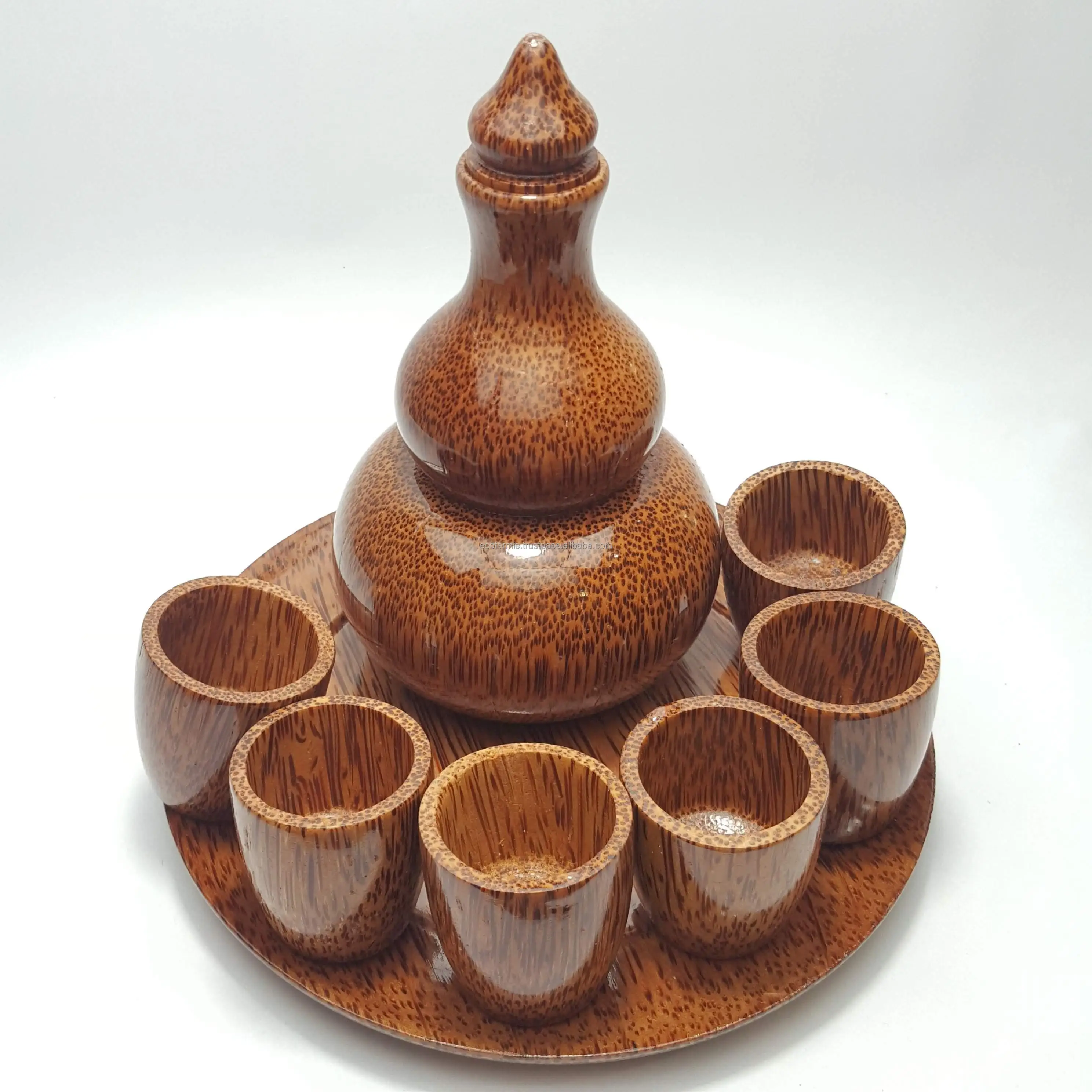 Coco Palm Wood Teapots Wholesale Coconut Wooden Bulk Quantity Tea Pot ...