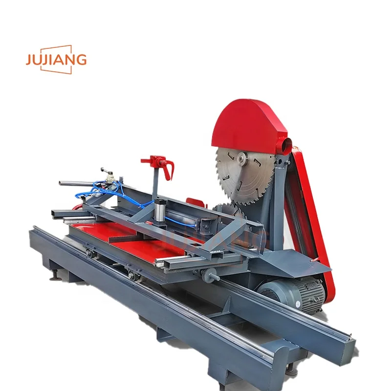 Automatic Round Log Table Sliding Cutting Machine Wood Saw Mill Band ...