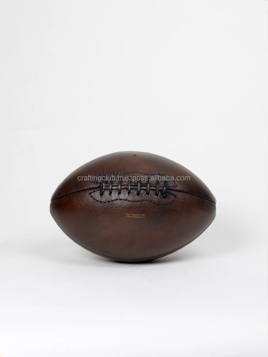 Vintage Leather American Football 1930 Retro Heritage Brown Leather ...