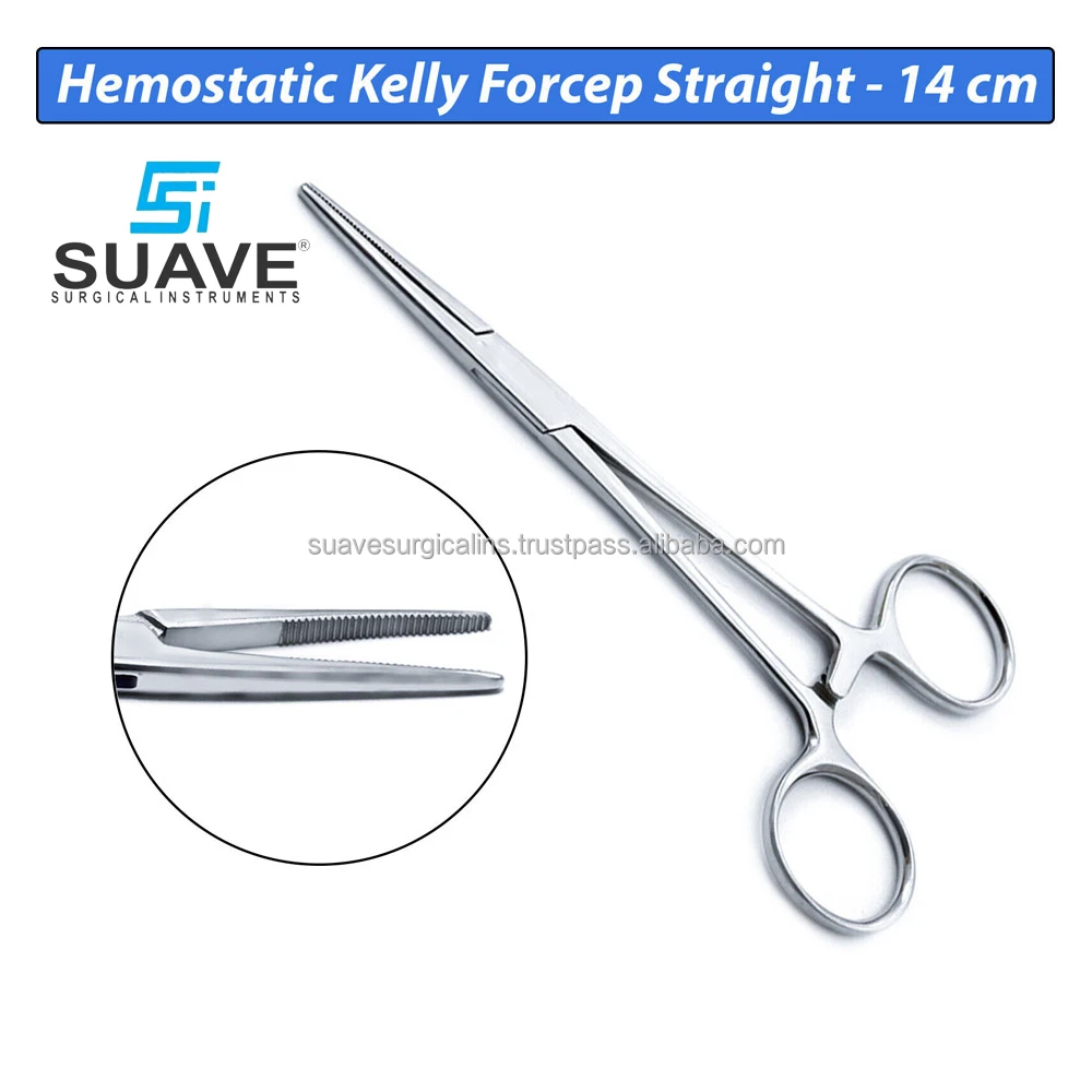 Hemostatic Forceps Locking Artery Clamps Pliers Straight & Curved ...