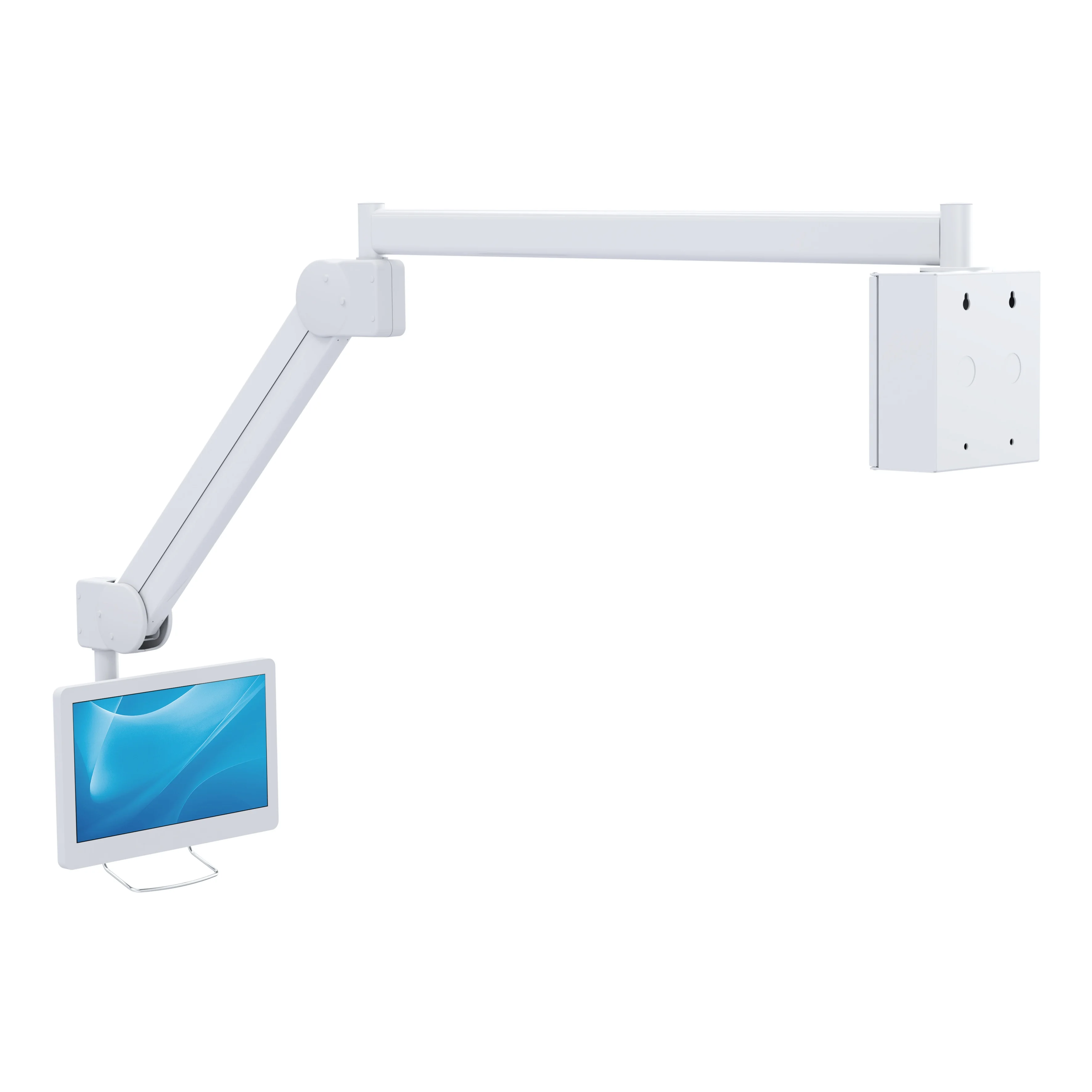 Hospital TV Arm - Medical LCD Monitor Arm with Wall Mount