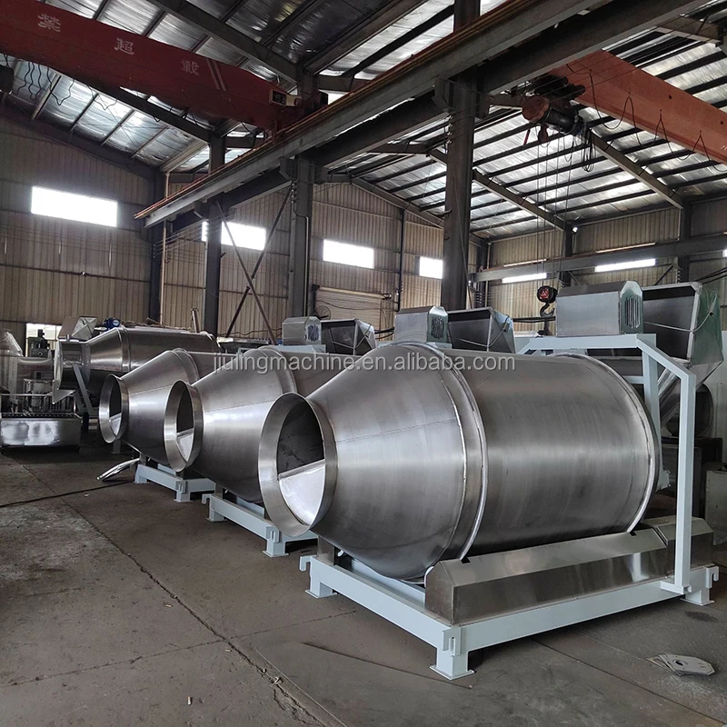 Stainless Steel Batch Mixer 2D Rotary Drum Dry Powder Granule Mixer ...