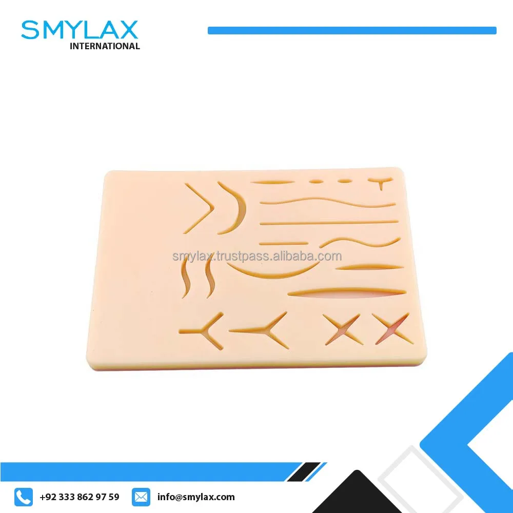 Y Traumatic Skin Suture Model With Wound Silicone Suture Practice Pad ...