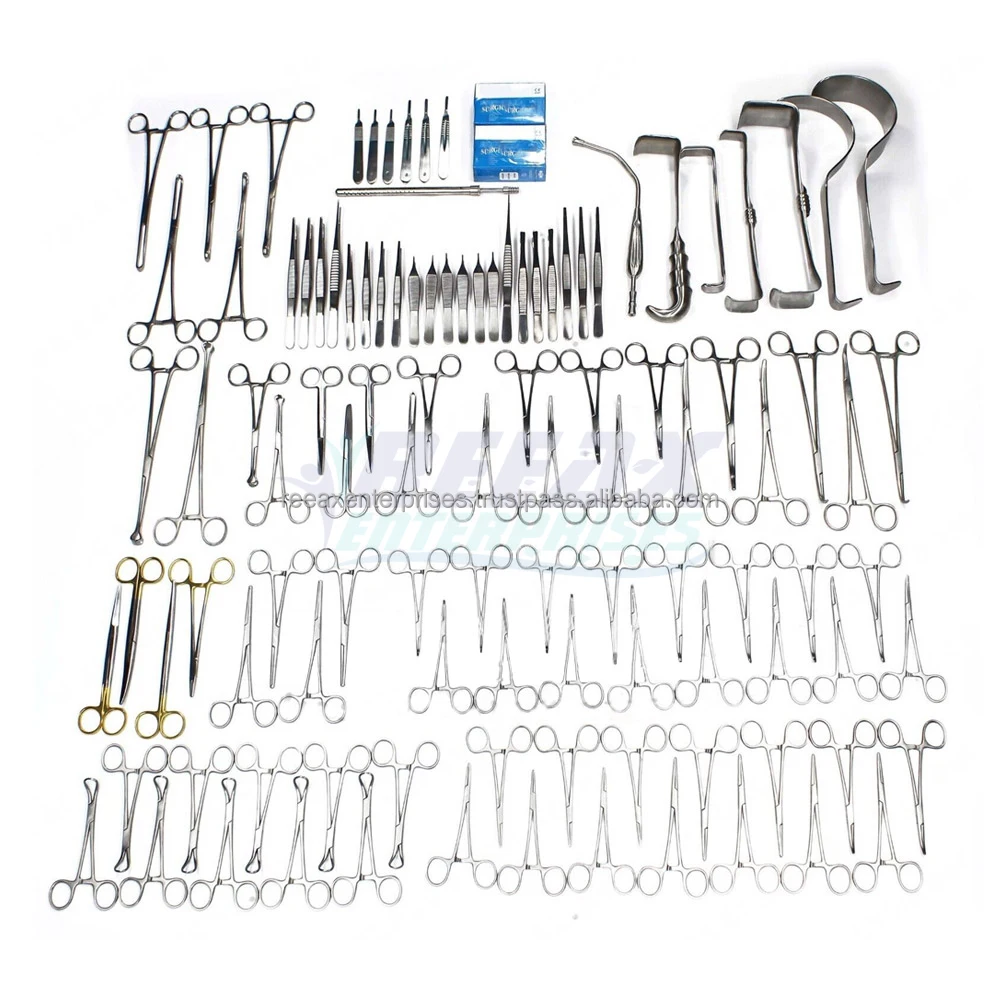 108-pcs Medical Surgical Abdominal Surgery Kit by REEAX