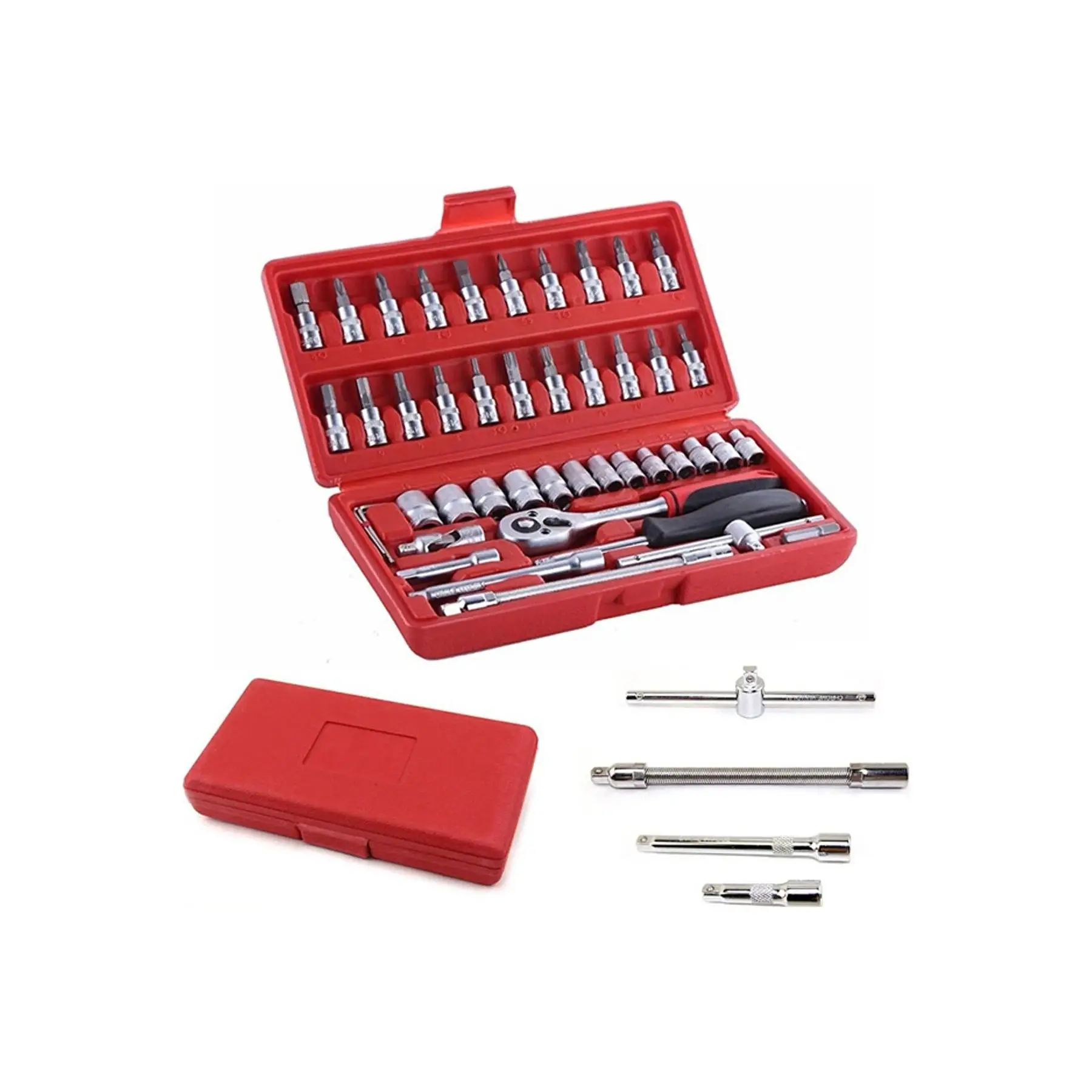 46 Piece Socket Set - Buy 46-piece Socket Set Socket Set With Case ...