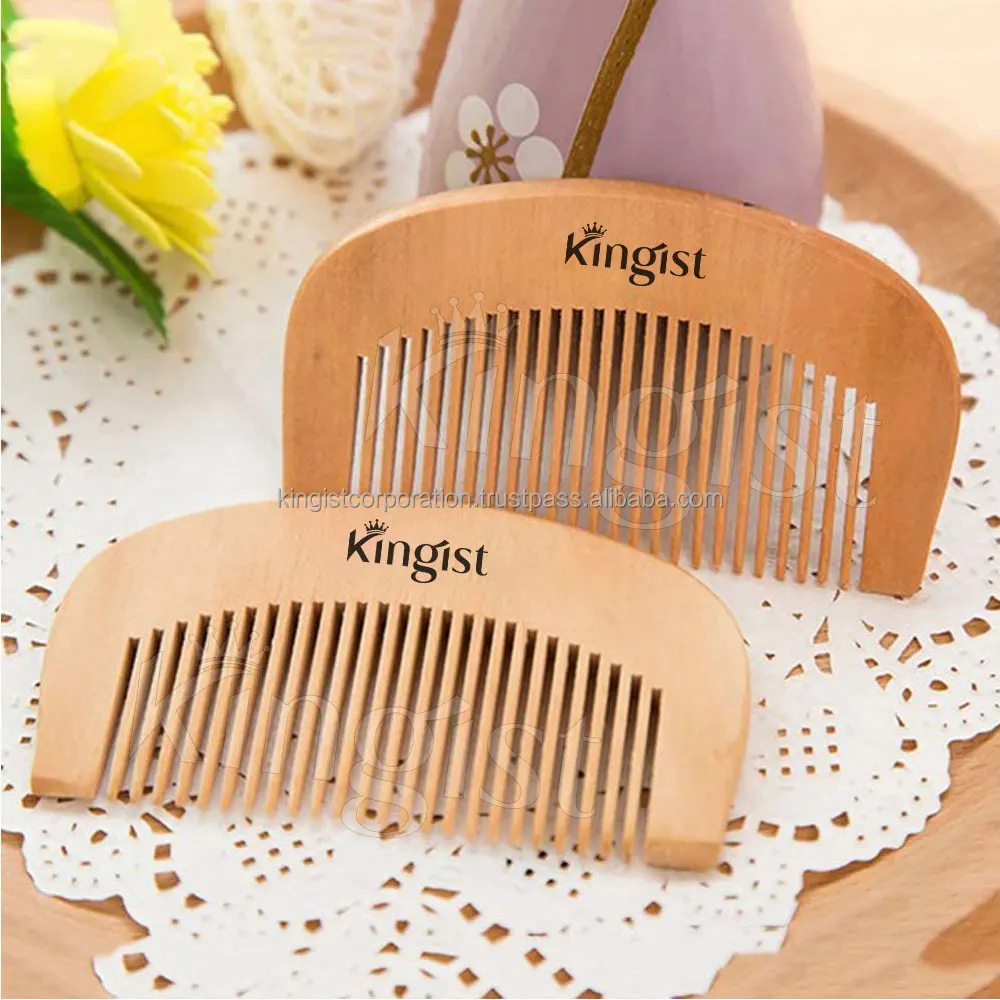 Classic Handmade Private Label Wooden Beard Comb Custom Beard Comb ...