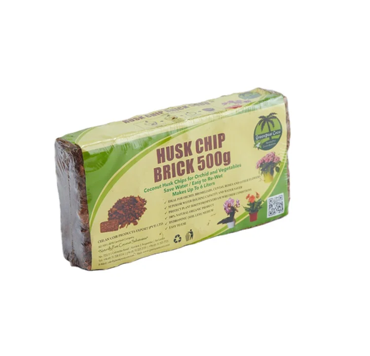 Sustainable Best Quality Husk Chip 500g Briquette For Terrarium Lizards ...