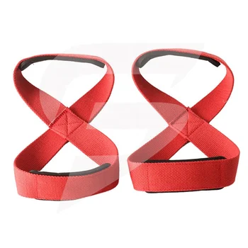Cotton Figure 8 Straps For Weightlifting,Powerlifting And Bodybuilding ...