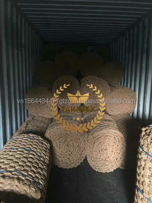 Natural Coconut Coir Fiber Rope From Vietnam - Buy Coir Mat Coir ...