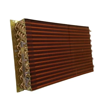 All Copper Evaporator Coil Epoxy Coated Heat Exchangers Brass Condenser ...