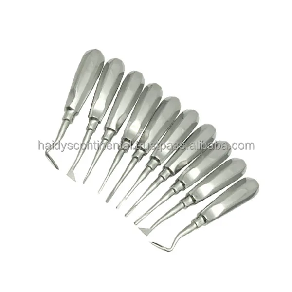 Dental Implant Pdl Luxating Elevators Set of 7 Pieces Blue Titanium Coated Pdl Luxating Root ...