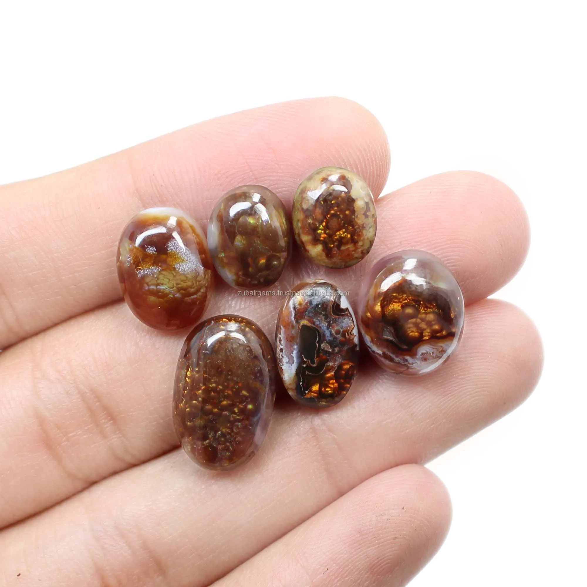 Rare Quality Natural Mexican Fire Agate Gemstones