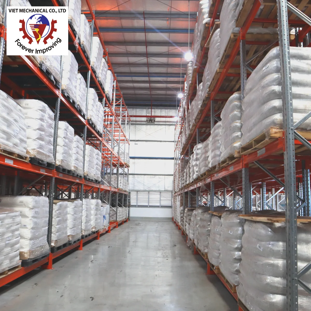 Warehouse Pallet Stacking Rack System Disassemblable Steel Dexion ...