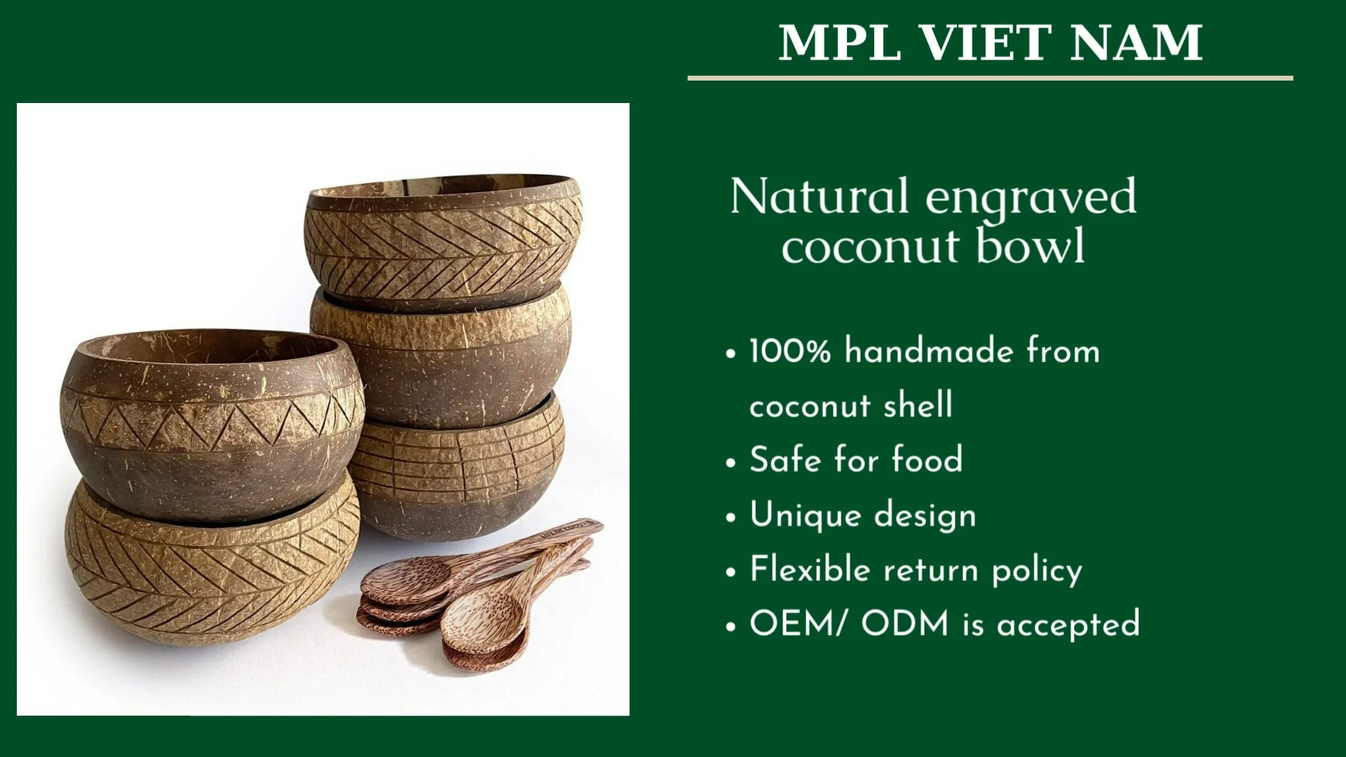Natural Hand Engraved Coconut Bowl Unique Carved Coconut Shell Bowl ...