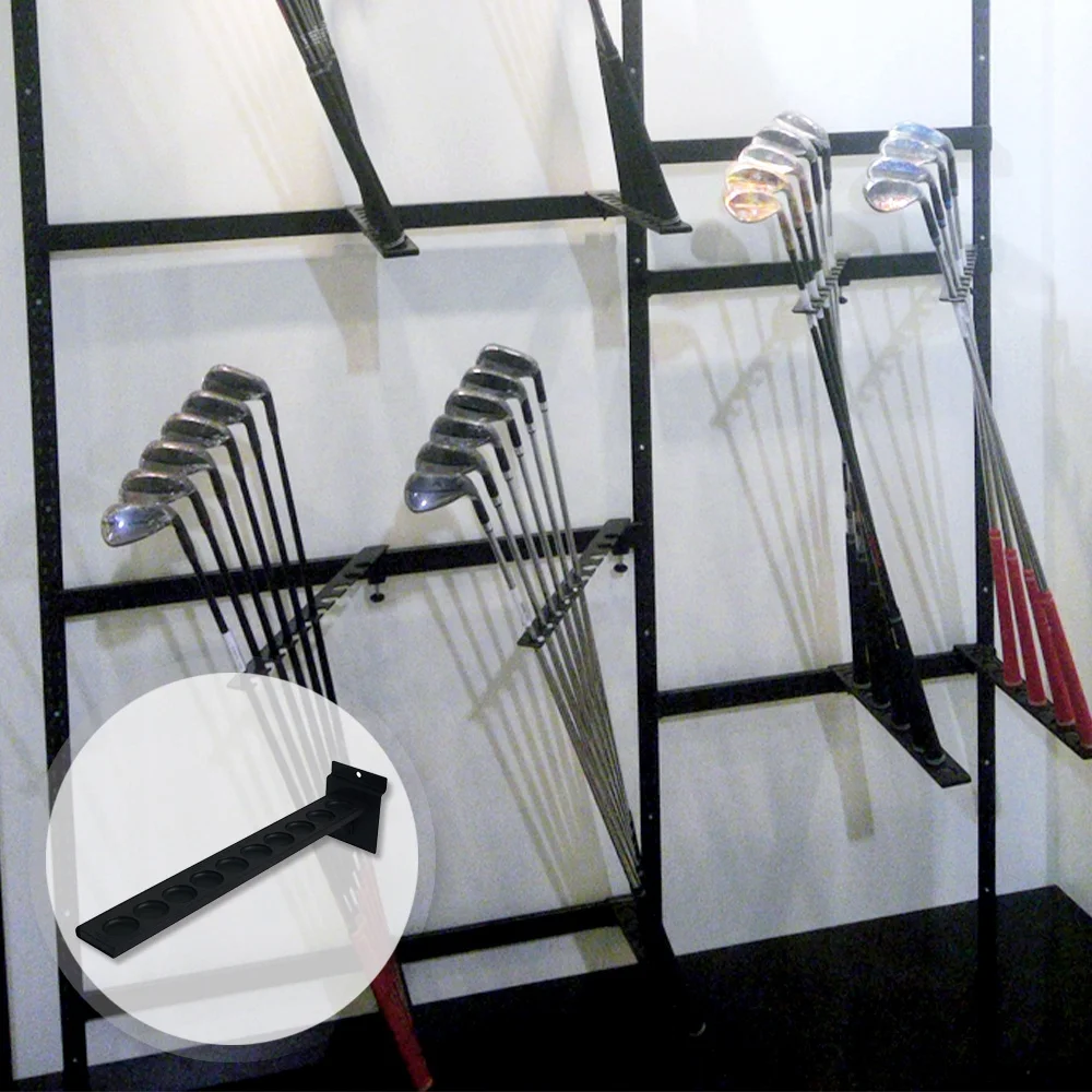 Golf Club Display Storage Rack Bottom For Slatwall - Buy Golf Clubs ...