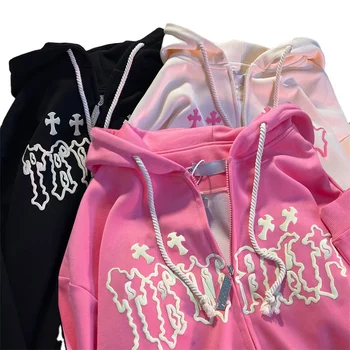 Wholesale Fashion Brand Design 3d Bubble Letter Hoodie Custom Heavy ...