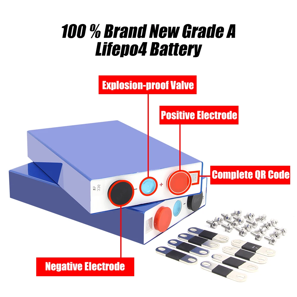 Alibaba.com: EVE 100Ah 3.2V LiFePO4 prismatic cell for 12V 24V 48V systems : Reliable lithium ...