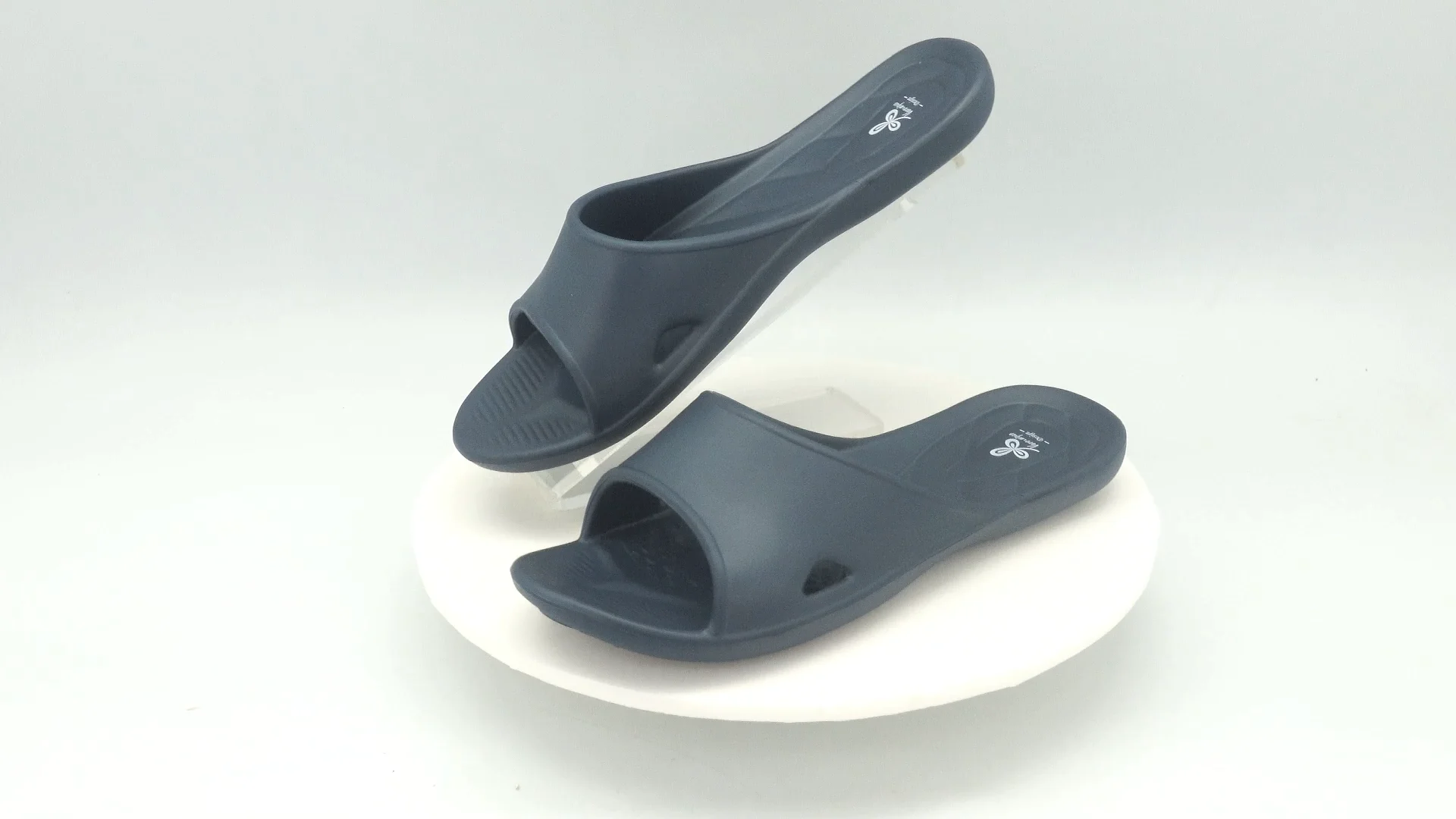 Vero&nique Blue Lightweight Non-slip Slides Slippers - Buy Slides ...