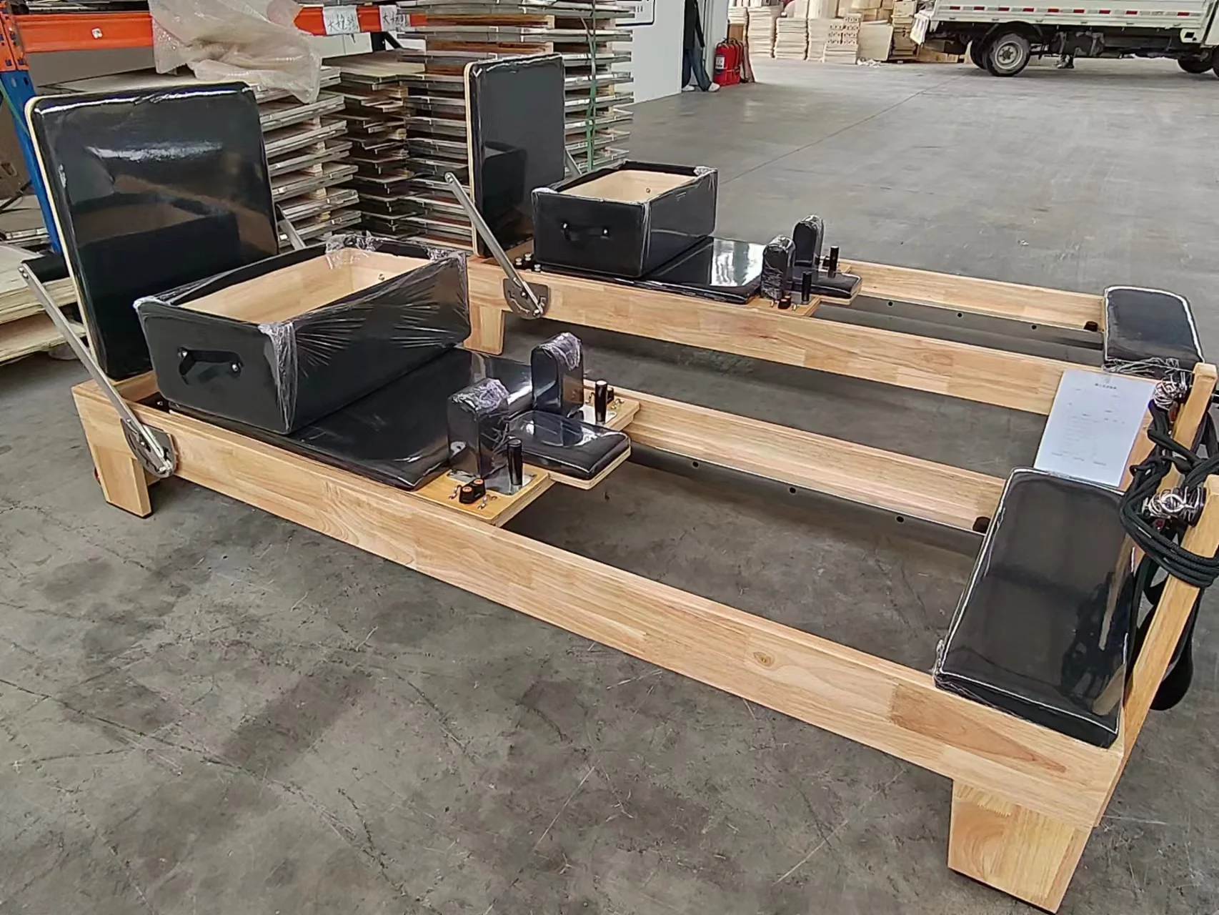High Quality Oak Wood Pilates Reformer - Max User Weight 220kgs