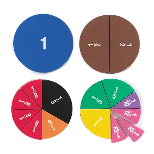 Educational Equipment Mathematics Learning Fraction Circles Fraction ...