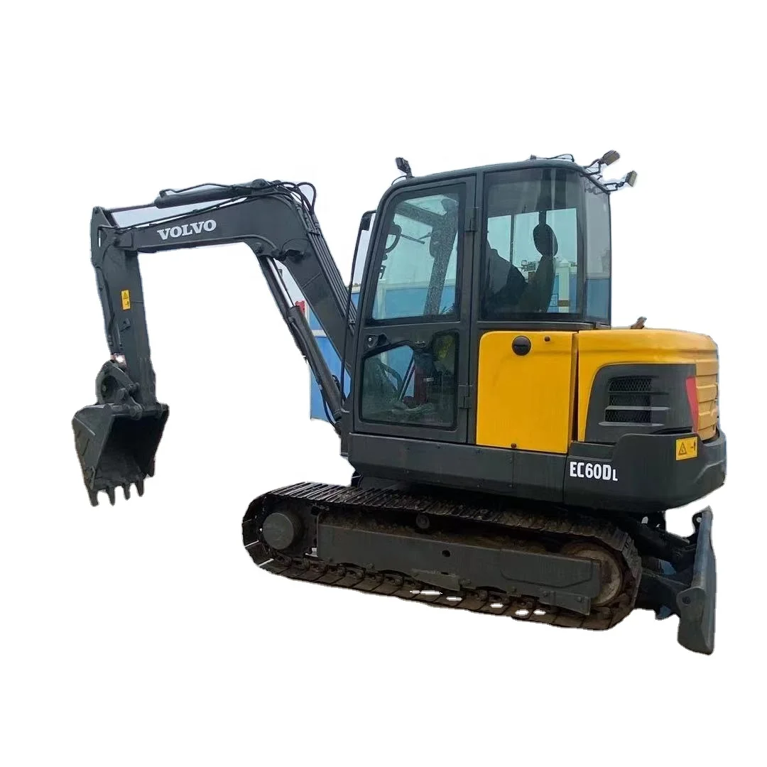 Top Quality Volvo Used 5ton Mini Digger Ec55 Ec60 Hydraulic Excavator ...