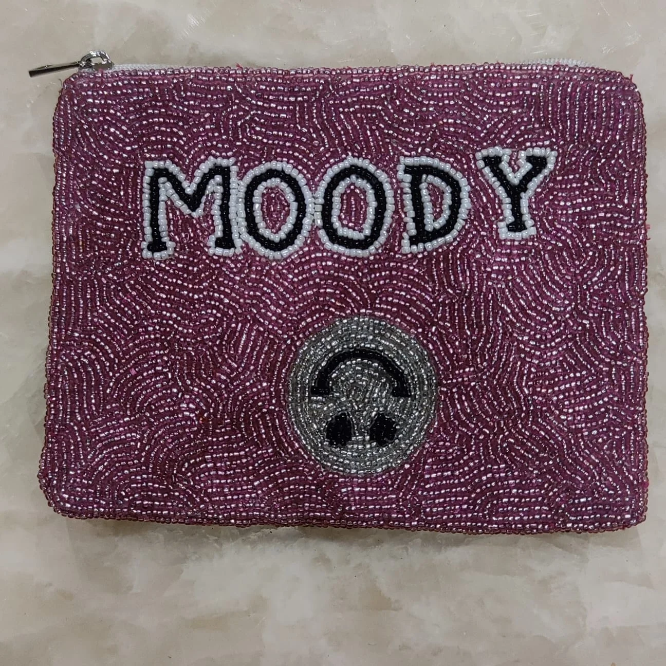 Handmade Beaded Coin Purse Pocket Money Purse Teens Beaded Wallet ...