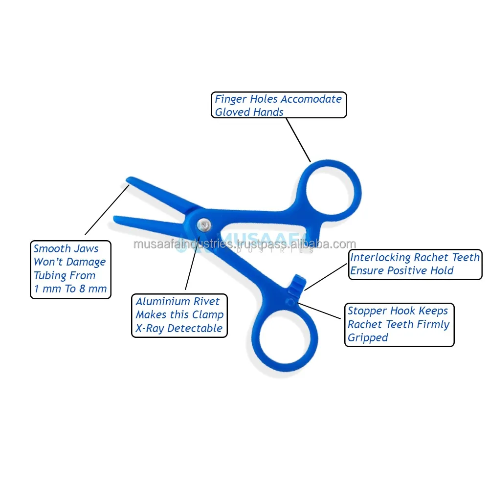 Disposable Hemostatic Tube Occluding Forceps - MUSAAFA INDUSTRIES