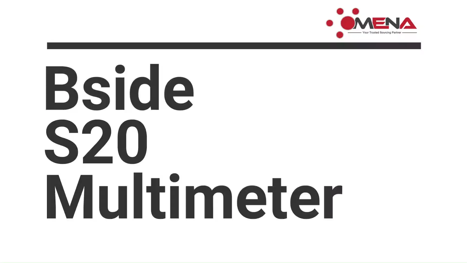 Bside S20 Intelligent Large Screen Electromagnetic Radiation Multimeter ...