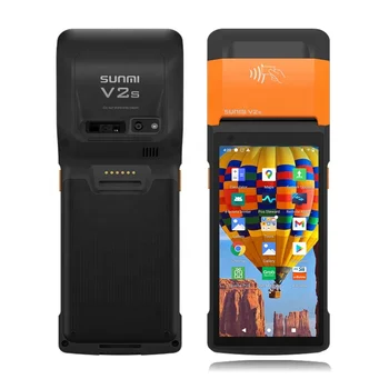 Sunmi V2s Touch Screen Portable Android Pos Machine Payment Device Cash ...