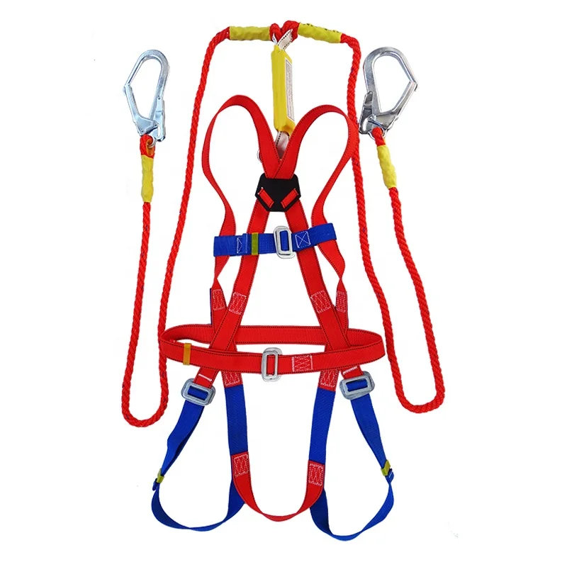Adjustable Fall Protection Fall Arrest Safety Harness Safety Belt ...