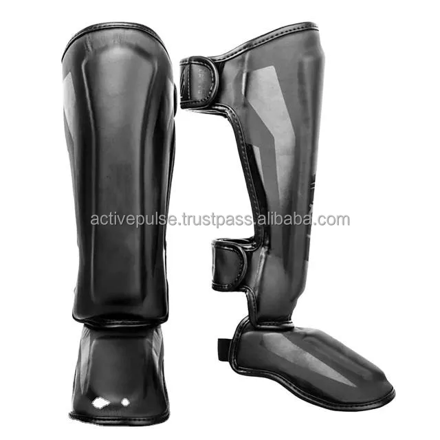 Boxing Custom Multi Color Shin Safety Guard Resistance Leather Martial ...