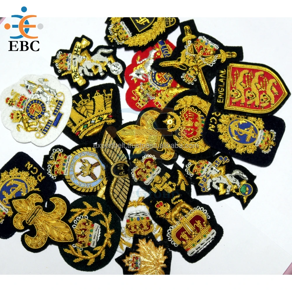 Oem Un Officers Embroidered Beret Badge Wholesale Blazer Badge 3d ...