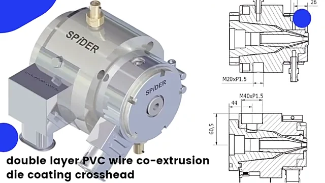 Double Layer Pvc Wire Co-extrusion Spider Die Coating Head Crosshead ...