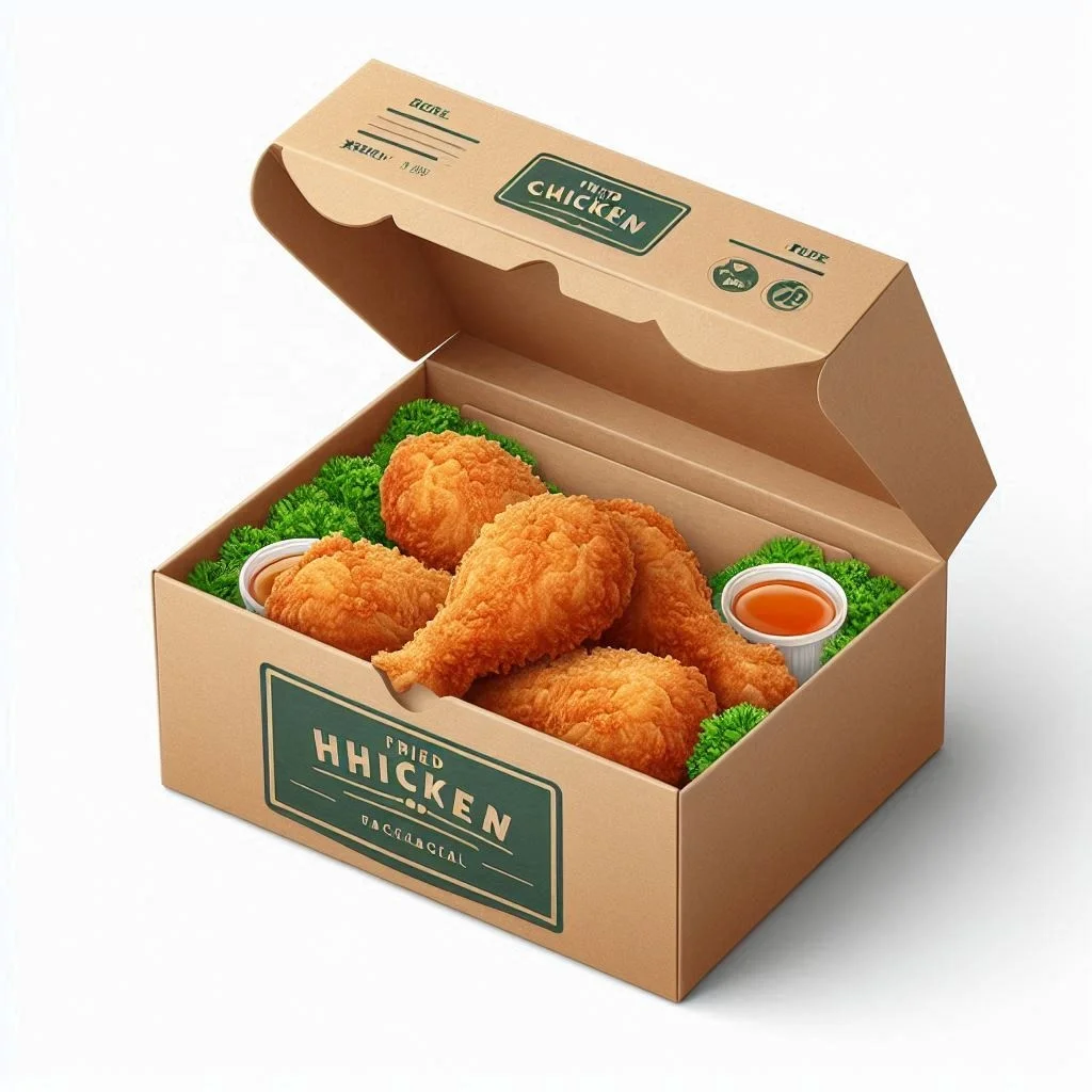 High-Quality Custom Kraft Paper Fried Chicken Box French Fries ...