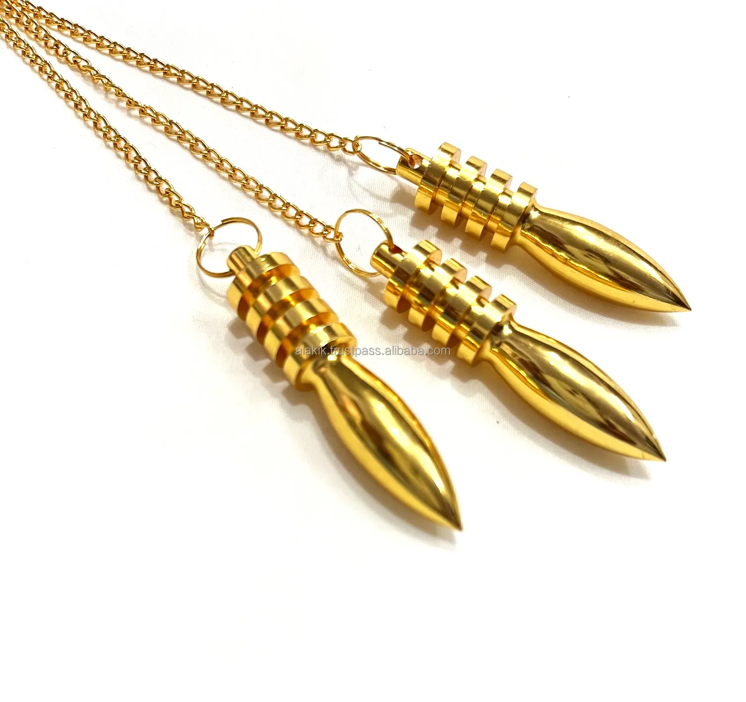 Beautiful Brass Cone Pendulum For Dowsing Perfect Metaphysical Gift for ...