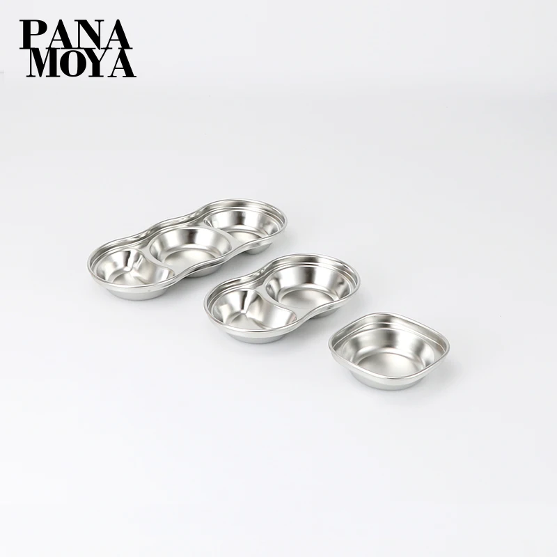 304 Stainless Steel Sauce Tray Seasoning Dipping Plate Sauce Dish ...