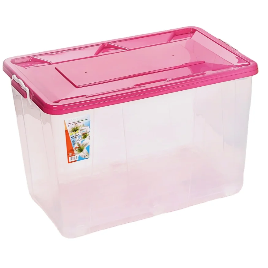 Elianware Huge Size Transparent Body Seal Lock Storage Box With ...