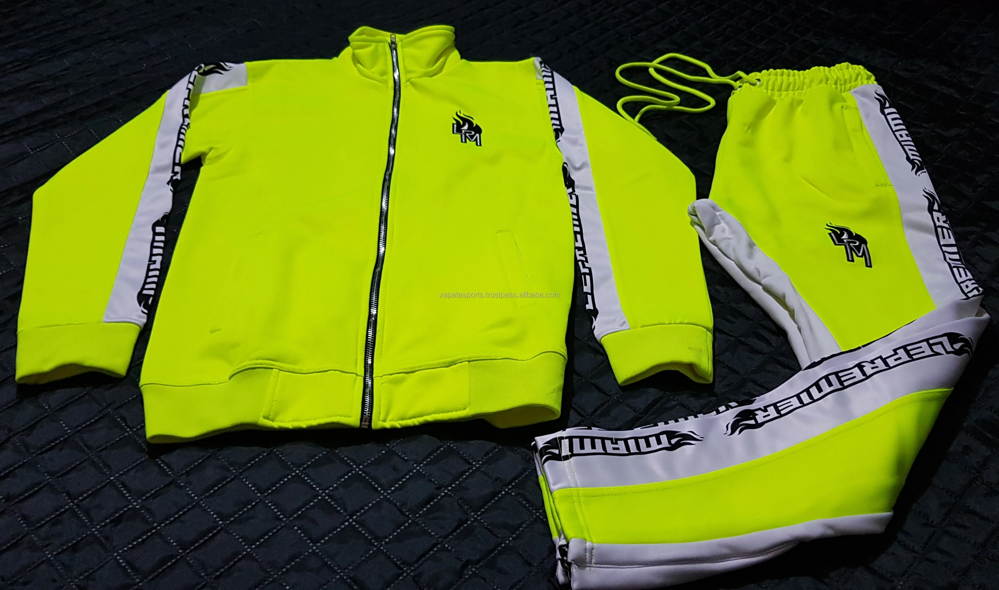 Custom Made Color Block Tracksuit Sublimation Gym Wear Sweatsuit Color ...