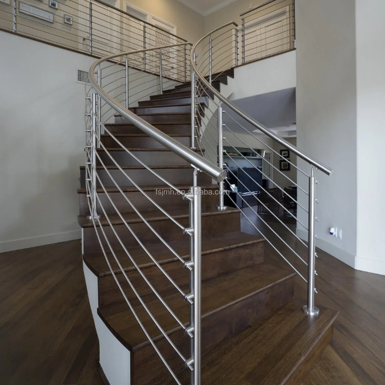 Modern Square Tube Stainless Steel Deck Railing & Handrail OEM