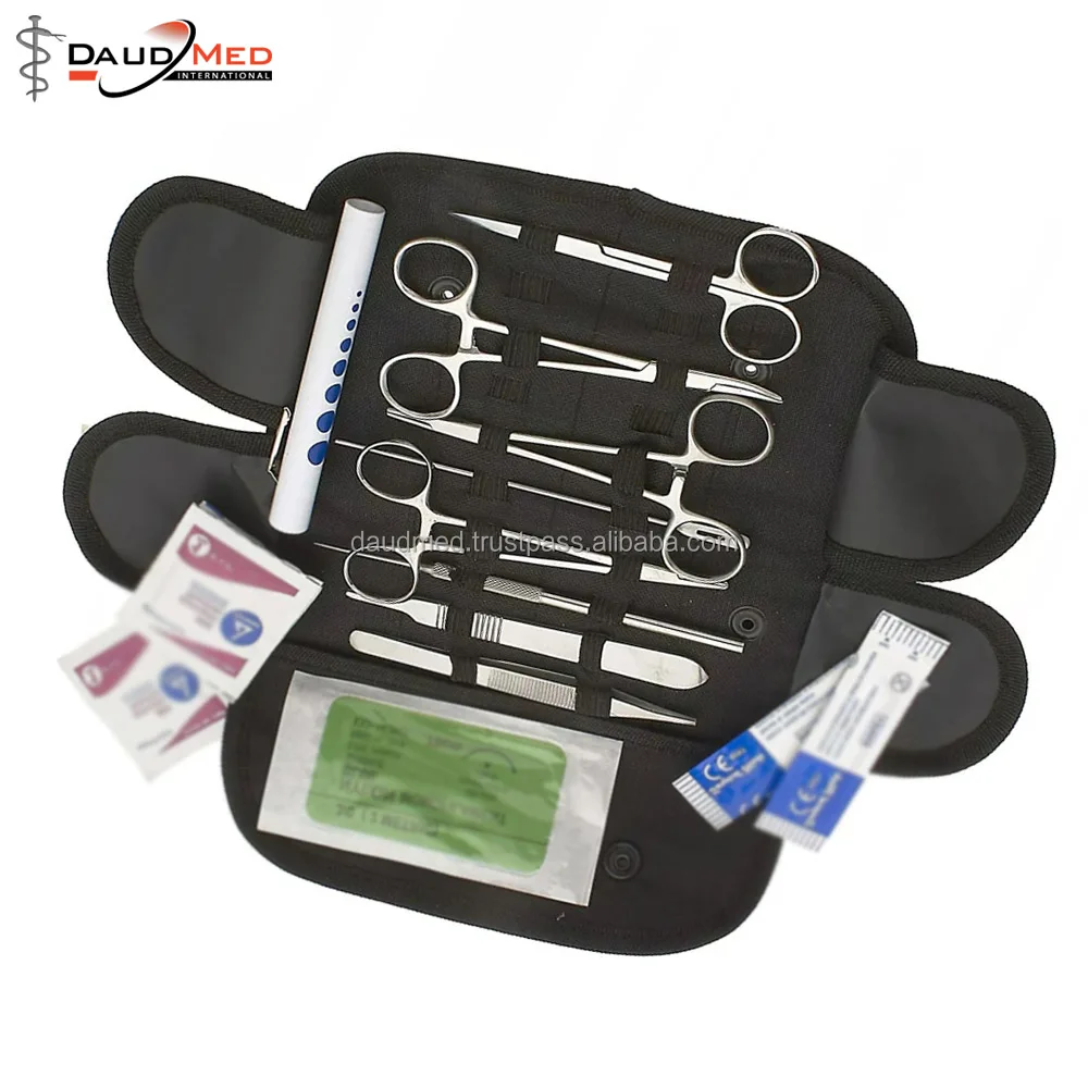 2025 Pakistan Made Suture Kit for Biology Lab & Anatomy Students, Surgical Product Medical First ...