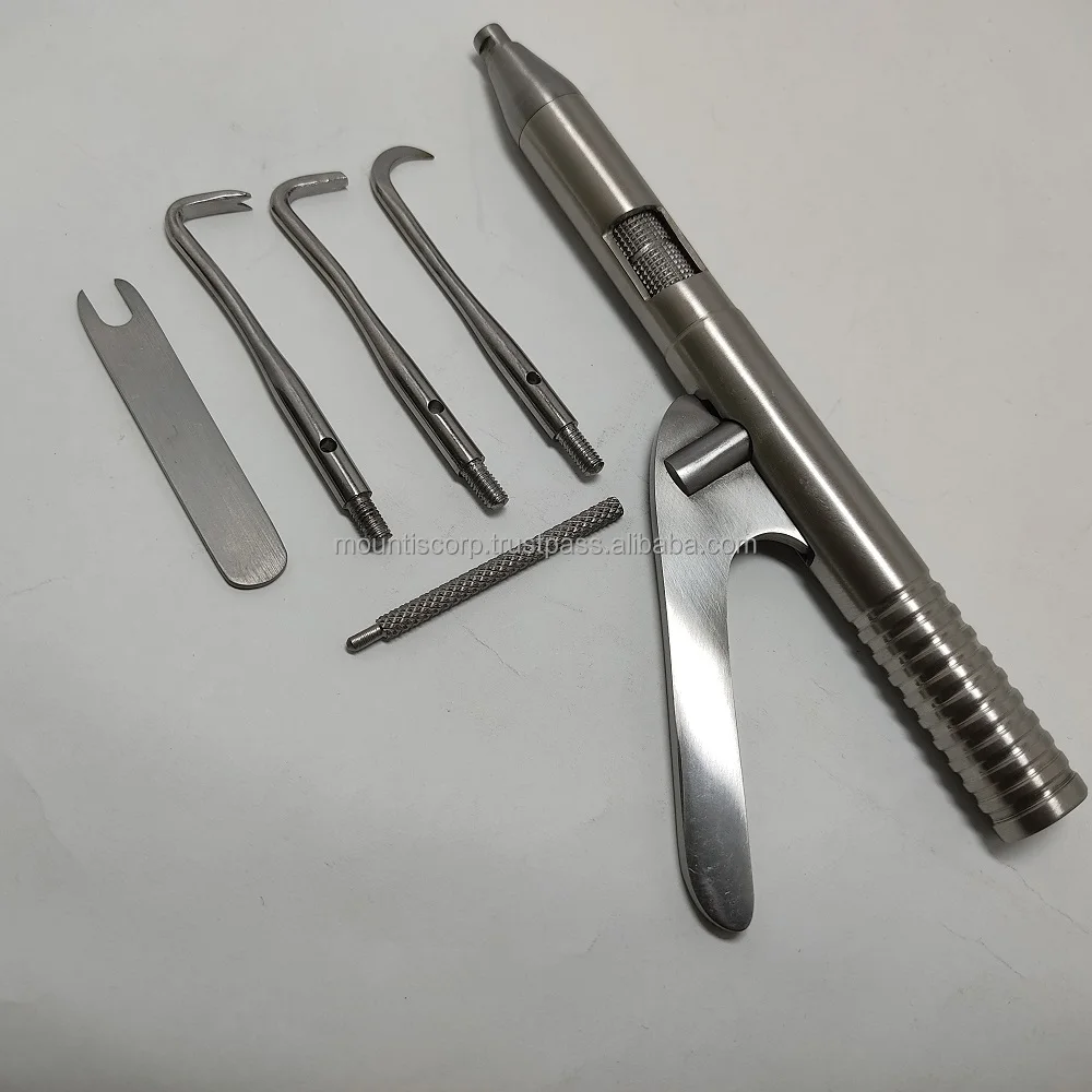 1 Set Dental Automatic Surgical Instruments Crown Remover Gun Dentist ...