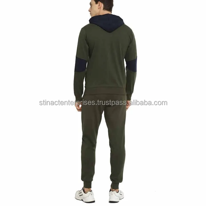 Sublimation 100% Polyester Hoodie Track Suit Plain Set Unisex ...