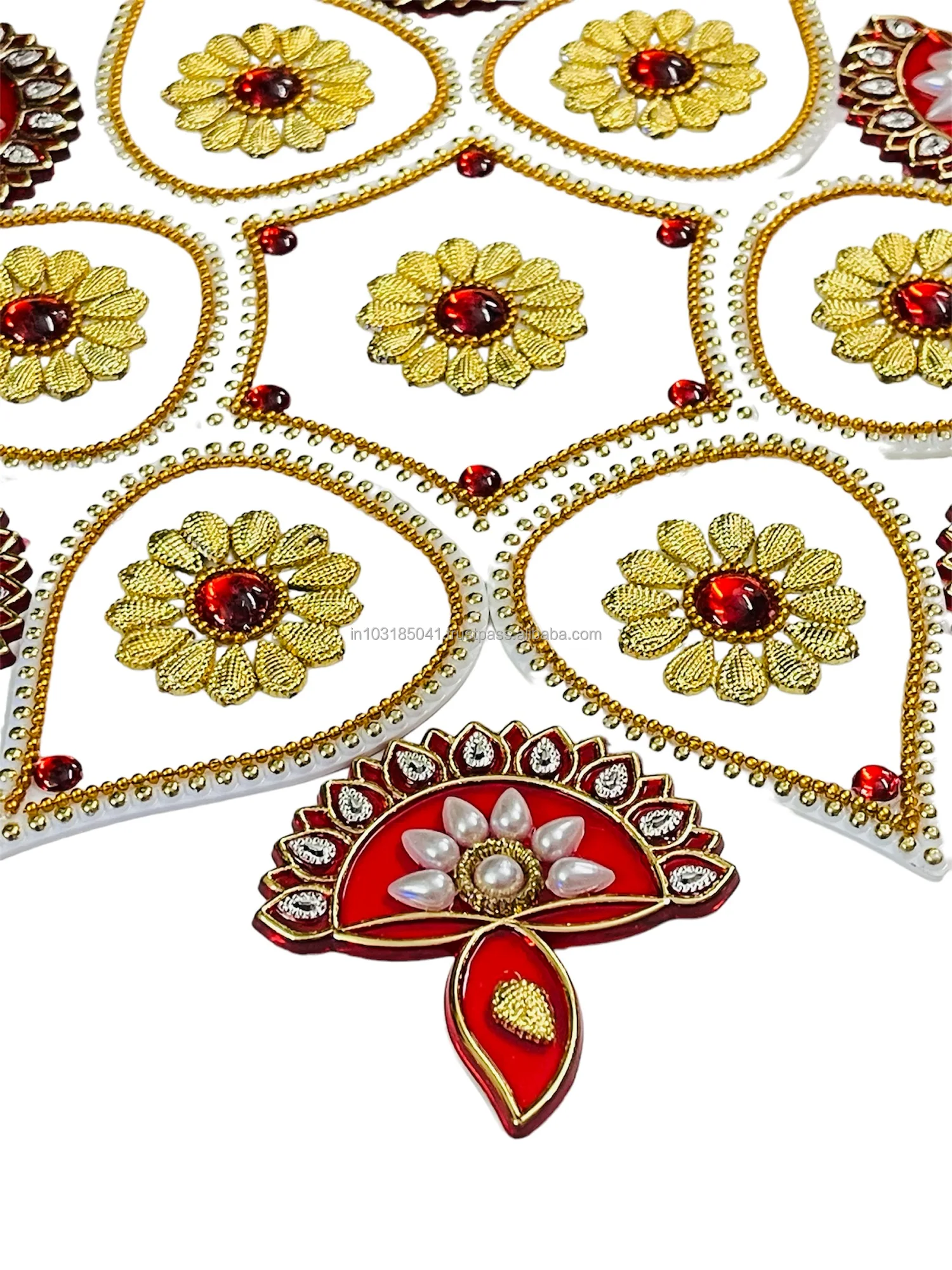 11 Inches Reusable Acrylic Rangoli For Weddings Diwali Housewarming ...