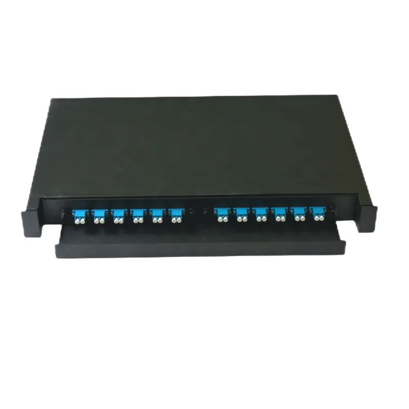 24 Port Fiber Optic Patch Panel Optical Distribution Frame 24 Fiber Odf ...