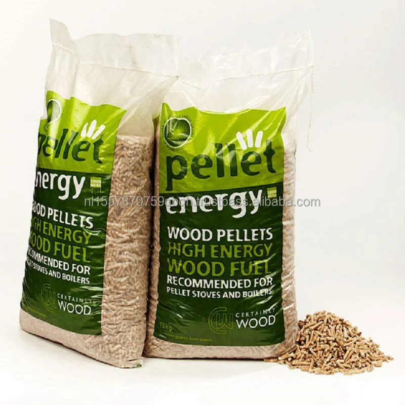 Biomass Wood Pellets Approved Wood Pellet 6 Mm 8 Mm In 15kg Bags ...