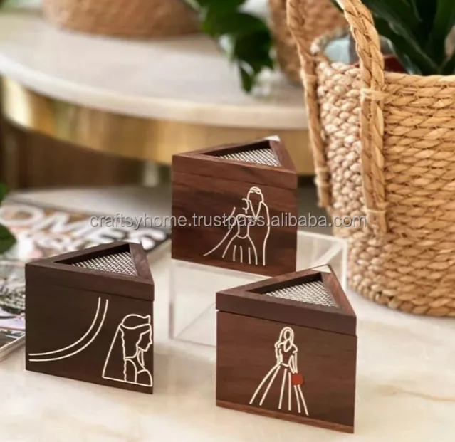 Handmade Luxury Arabic Triangle Incense Burner Holder